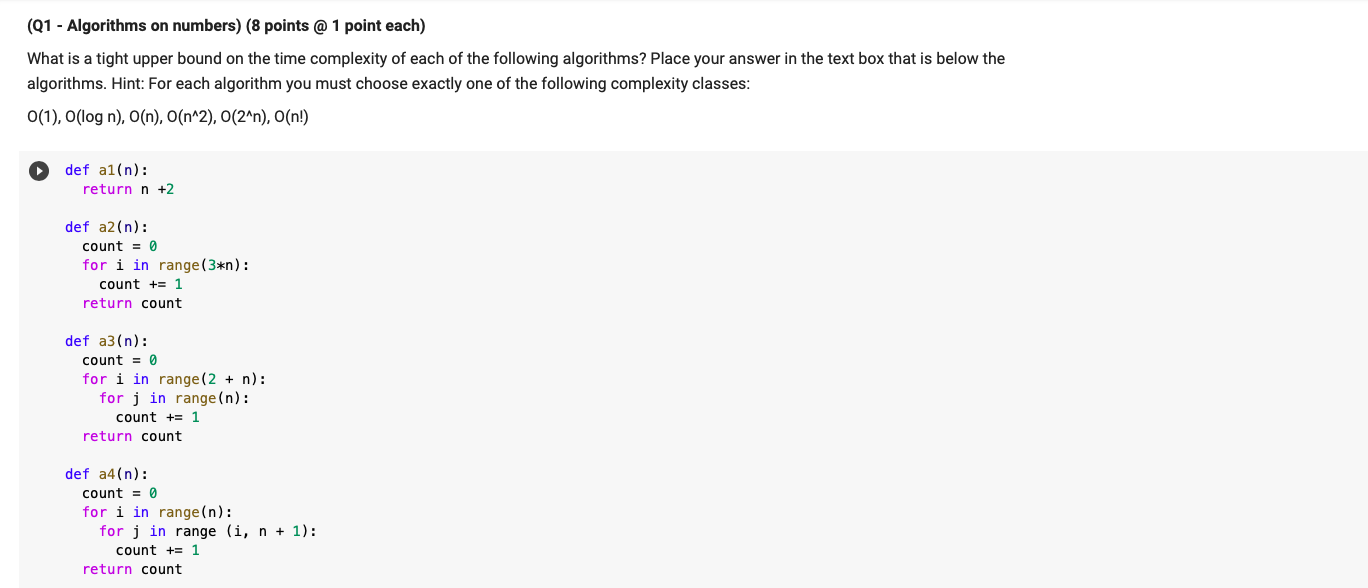 Solved What is a tight upper bound on the time complexity of | Chegg.com