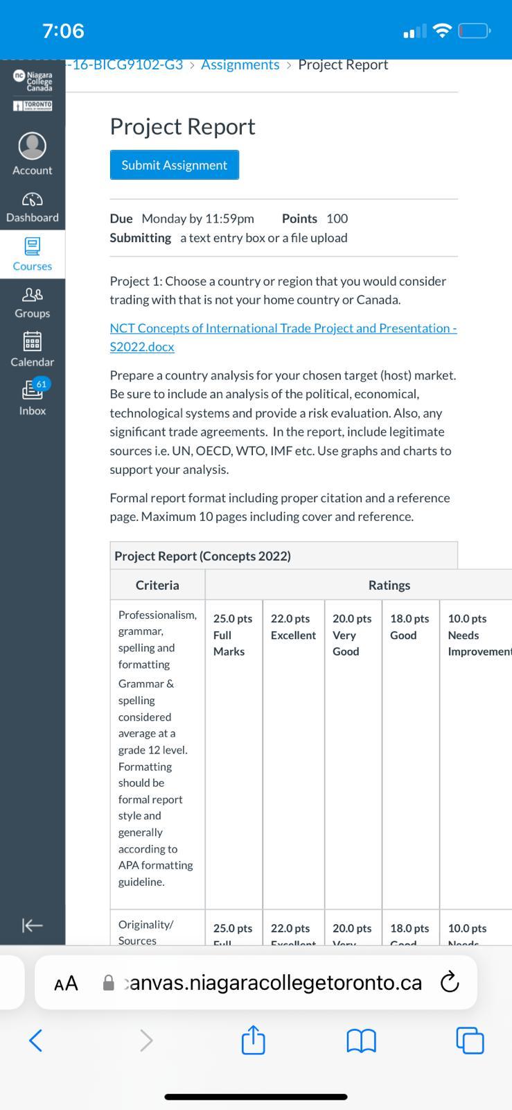 Solved Project 1: Choose a country or region that you | Chegg.com