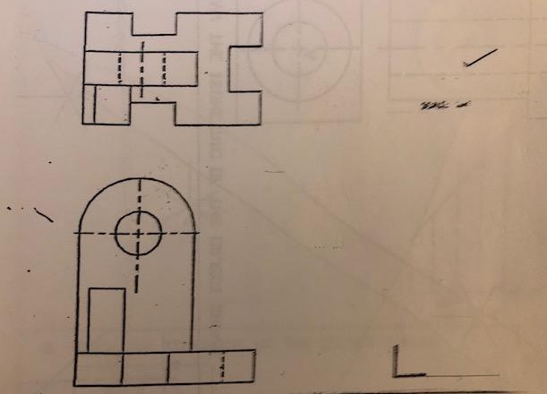 Solved Draw the right hand side view and draw the isometric | Chegg.com