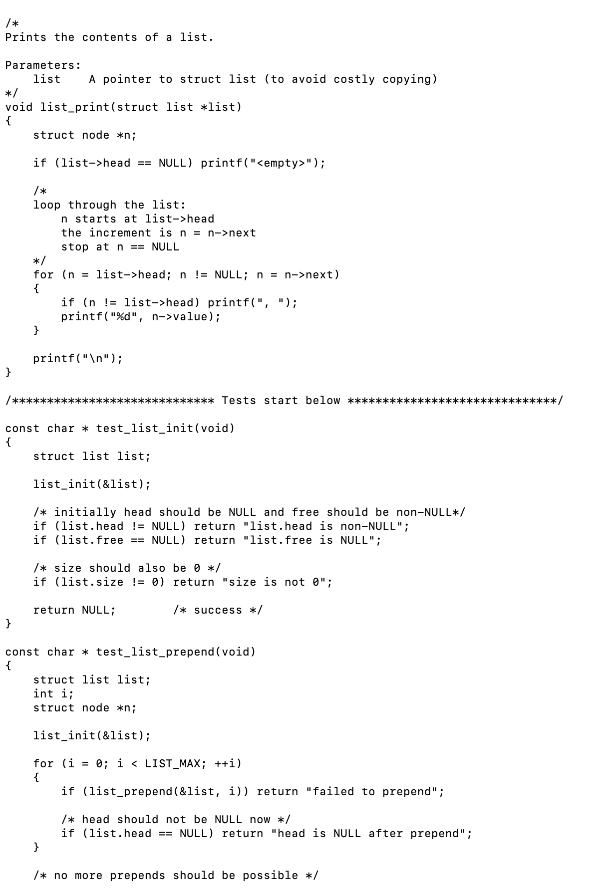 Solved 5 test functions: 2 test functions that test the | Chegg.com