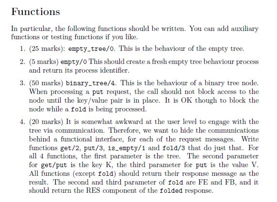 Solved Task is to implement binary search trees as trees of | Chegg.com Solved Task is to implement binary search trees as trees of | Chegg.com
