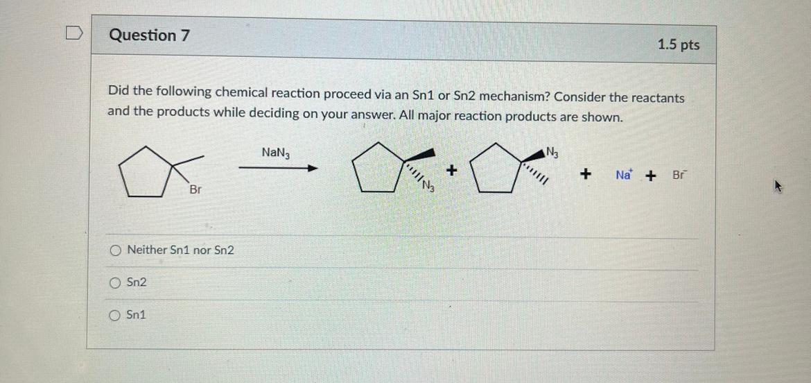 Solved Did the following chemical reaction proceed via an | Chegg.com Solved Did the following chemical reaction proceed via an | Chegg.com