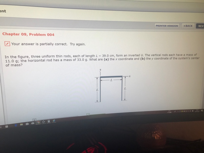 Solved nt PRINTER VERSION BACK NEX Chapter 09, Problem 004 | Chegg.com