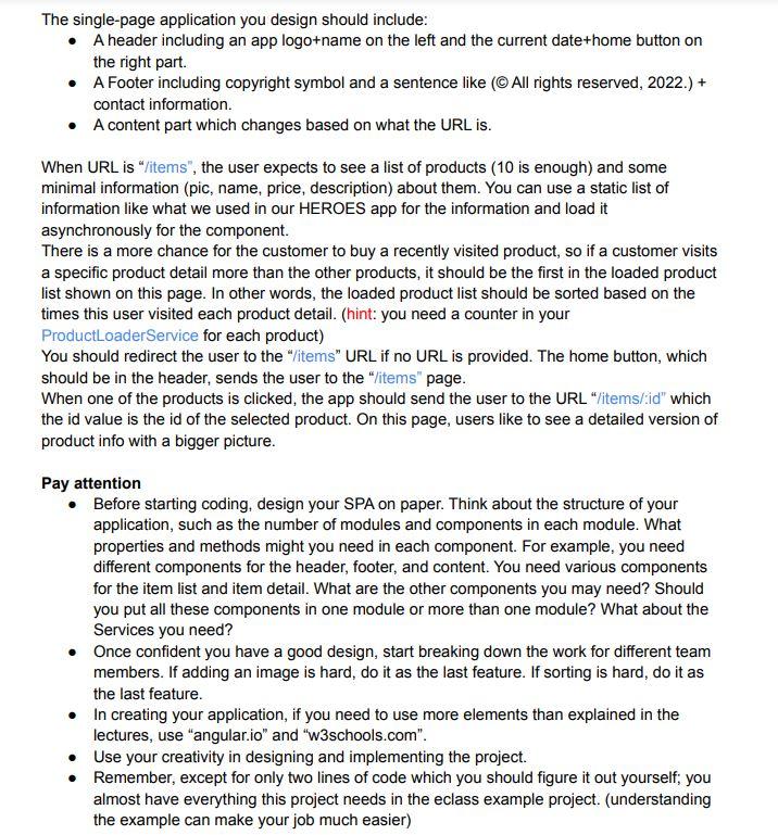 Solved Creating a diet dashboard using Angular This project | Chegg.com