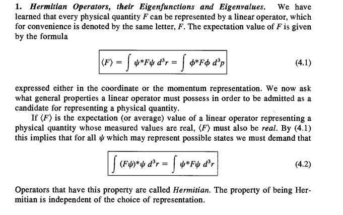 Solved Exercise 4.1. Prove that if F is a Hermitian | Chegg.com