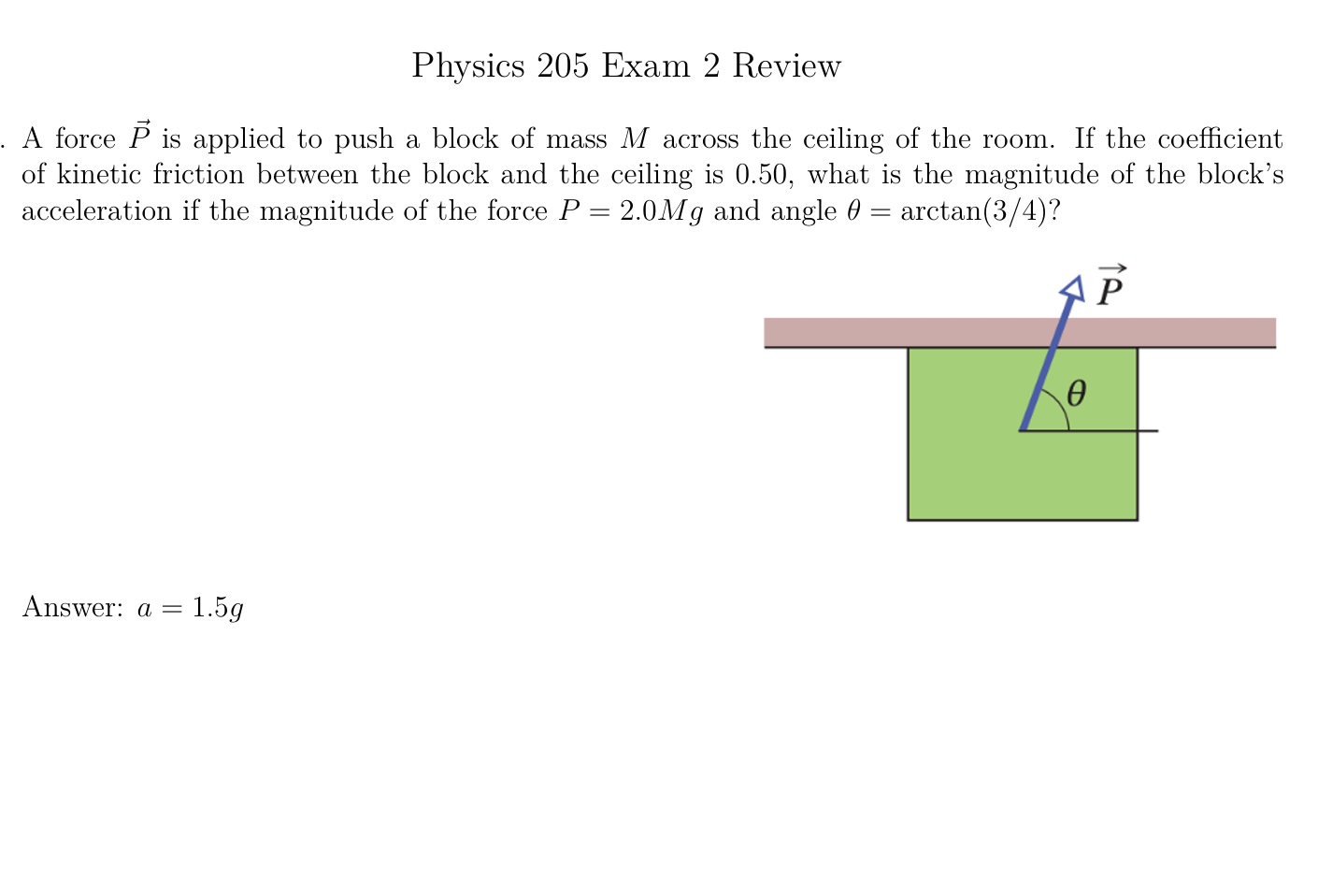 Solved Solve thisA force vec(P) ﻿is applied to push a block | Chegg.com