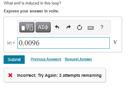 Solved A single loop of wire with an area of 0.0640 m2 is in | Chegg.com