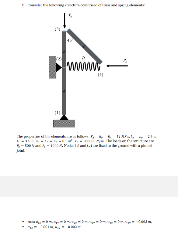 b. ﻿Consider the following structure comprised of | Chegg.com