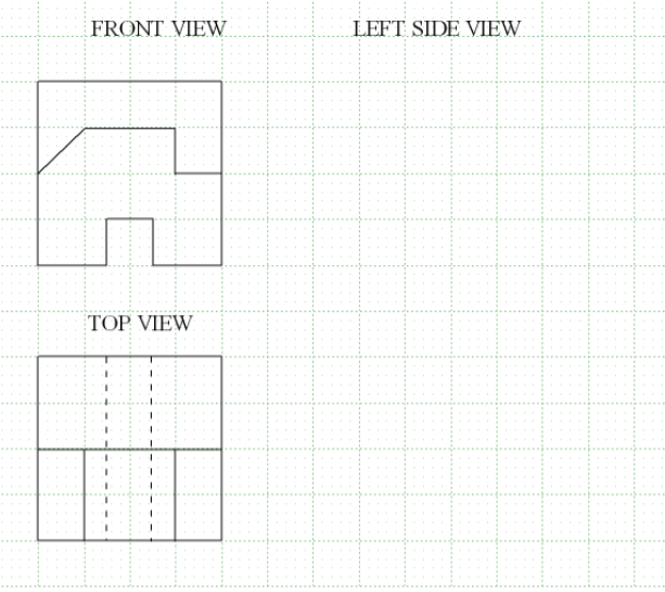 Solved In the figures below, the third view of the | Chegg.com