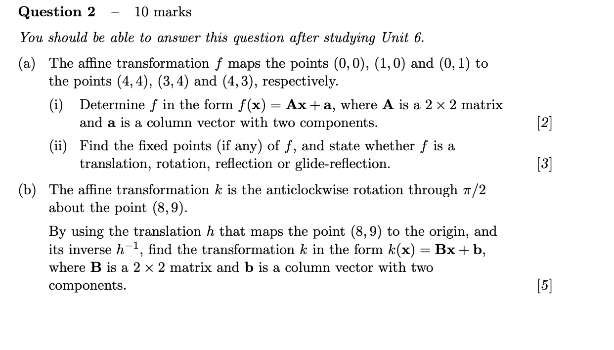 Solved Question 2 10 marks You should be able to answer this | Chegg.com