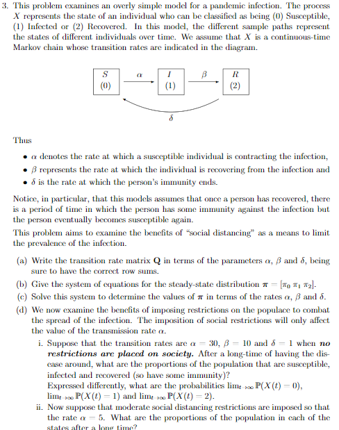 Solved 3. This problem examines an overly simple model for a | Chegg.com
