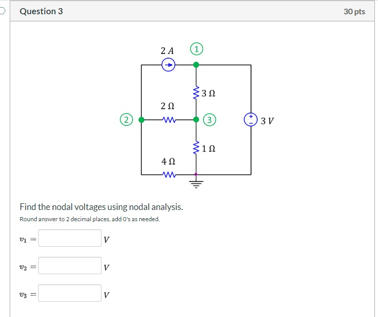 Solved Question 3 30 pts 2 A 1 3312 212 2 3 3 V 3112 412 | Chegg.com Solved Question 3 30 pts 2 A 1 3312 212 2 3 3 V 3112 412 | Chegg.com