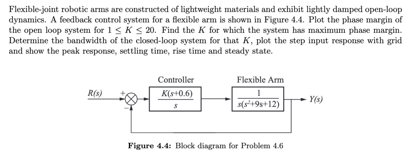 Flexible-joint robotic arms are constructed of | Chegg.com