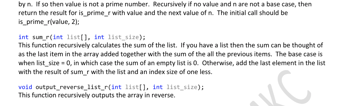 Solved Assignment If a subproblem is the same type as the | Chegg.com