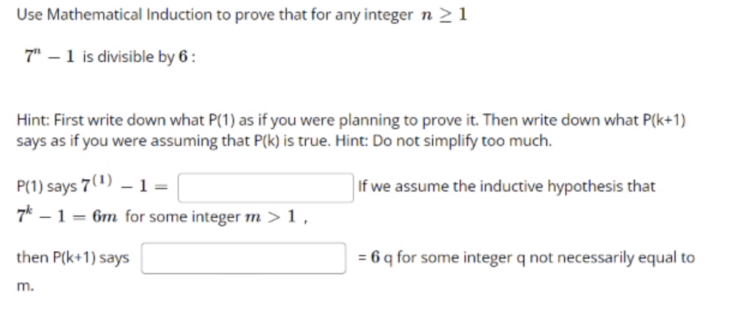 Solved Use Mathematical Induction to prove that for any | Chegg.com