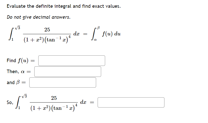 Solved Evaluate the definite integral and find exact values. | Chegg.com