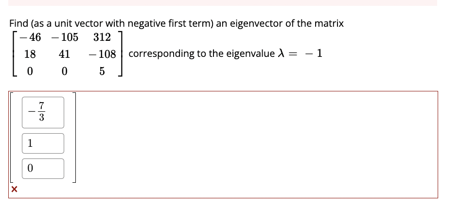 Solved Suppose A has eigenvalue λ=2 with corresponding | Chegg.com