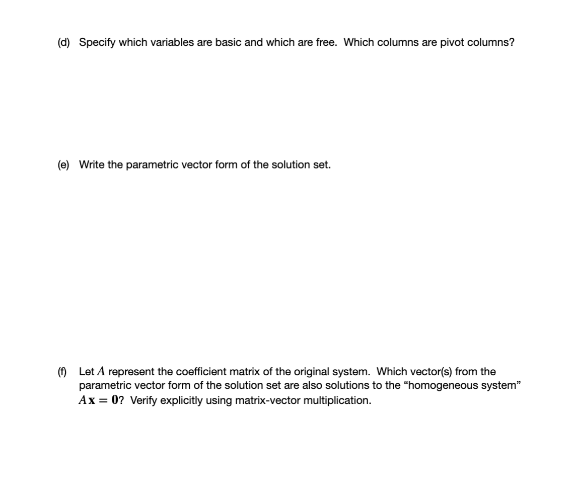 Solved Consider the system of | Chegg.com