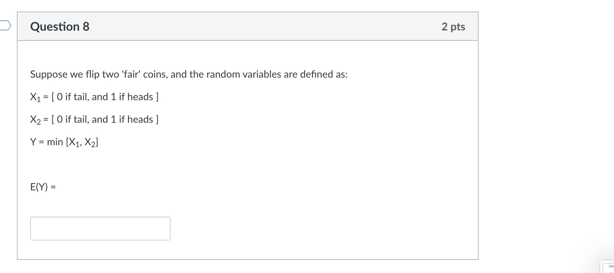 Solved Suppose we flip two 'fair' coins, and the random | Chegg.com