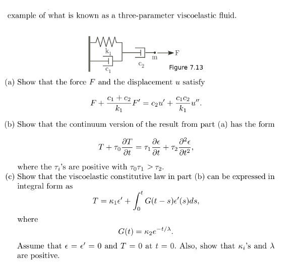 Solved example of what is known as a three-parameter | Chegg.com