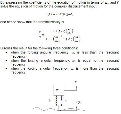 Solved By expressing the coefficients of the equation of | Chegg.com