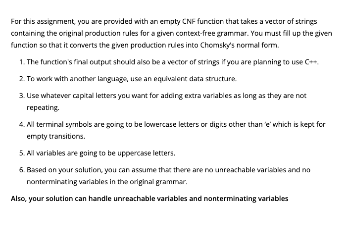 Solved For this assignment, you are provided with an empty | Chegg.com