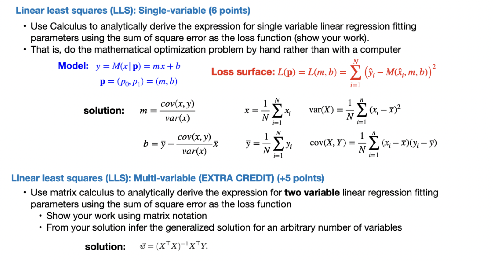 - Use Calculus to analytically derive the expression | Chegg.com