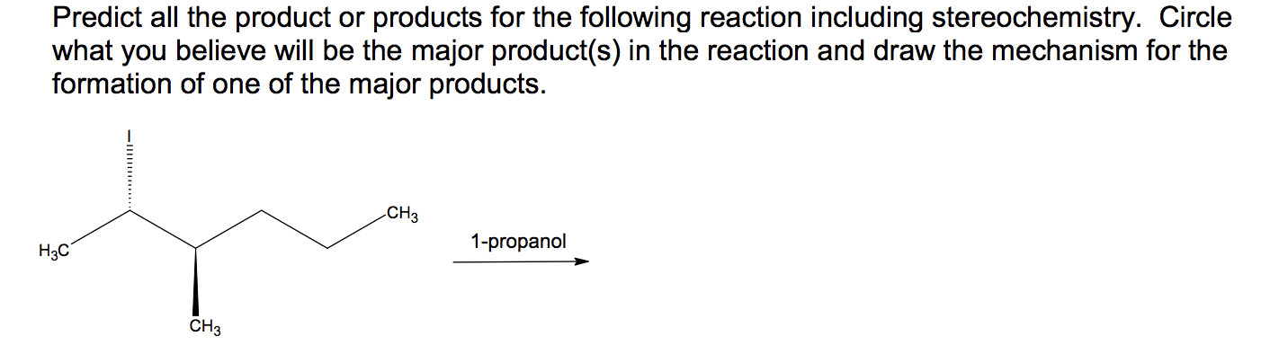 Solved Predict all the product or products for the following | Chegg.com