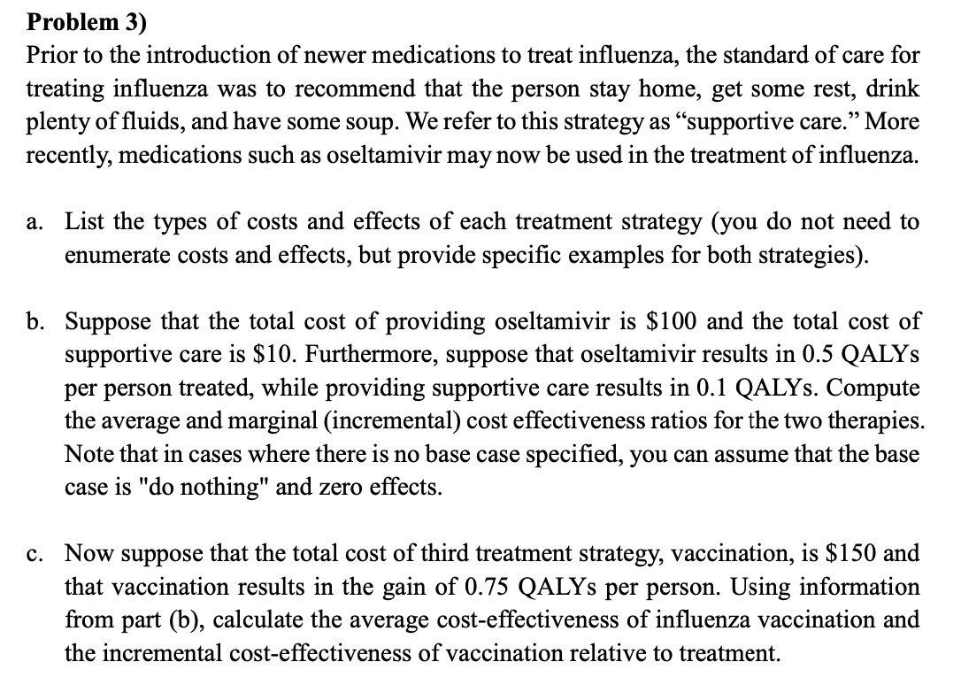 Problem 3) Prior to the introduction of newer | Chegg.com