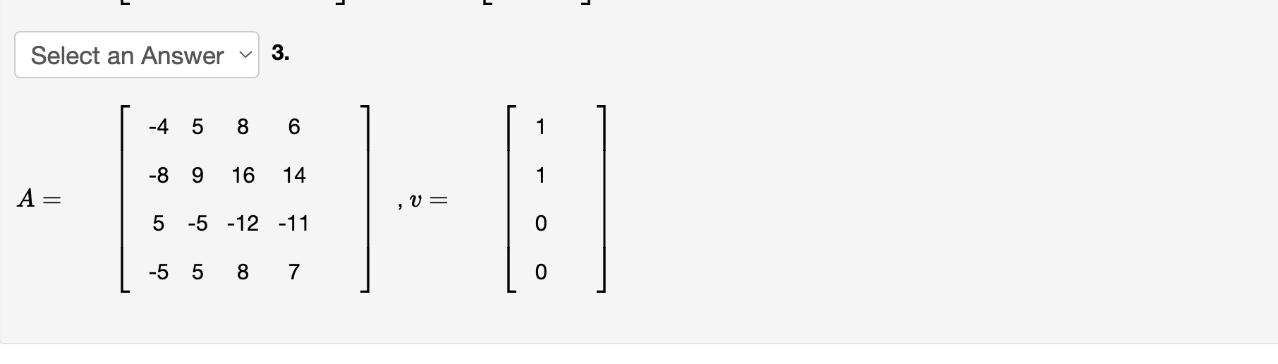 Solved HW Module 7 Eigenvalues and Eigenvectors: Problem 1 | Chegg.com
