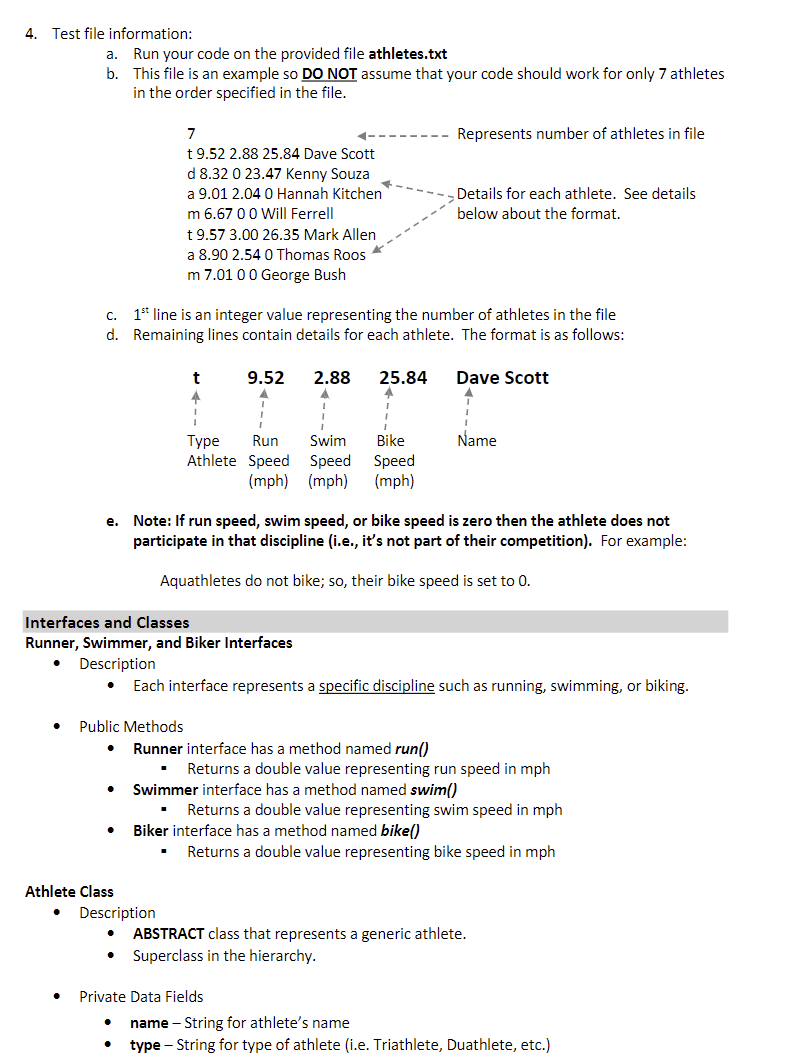 Solved CS 1450 Data Structures and Algorithms Assignment \#3 | Chegg.com