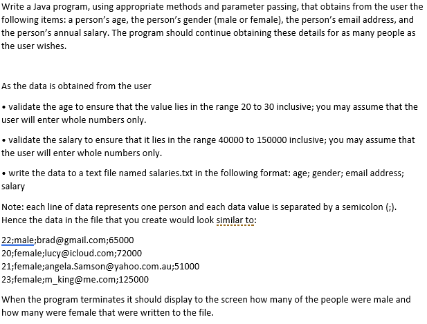 Solved Write A Java Program Using Appropriate Methods And