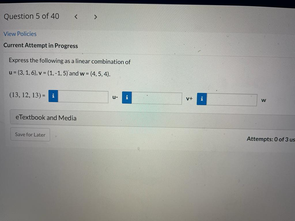 Solved Which of the following sets of vectors in R3 are | Chegg.com