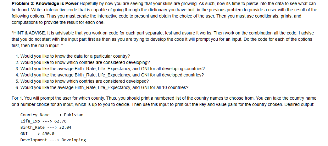 Solved Python code: How to do line of code to indicate | Chegg.com