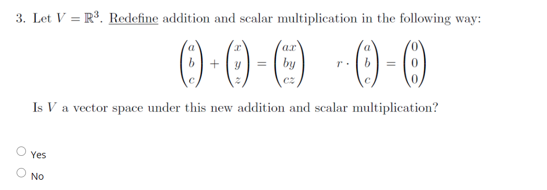 Solved 2. Let V = M2x2(R), the set of 2 x 2 matrices. | Chegg.com