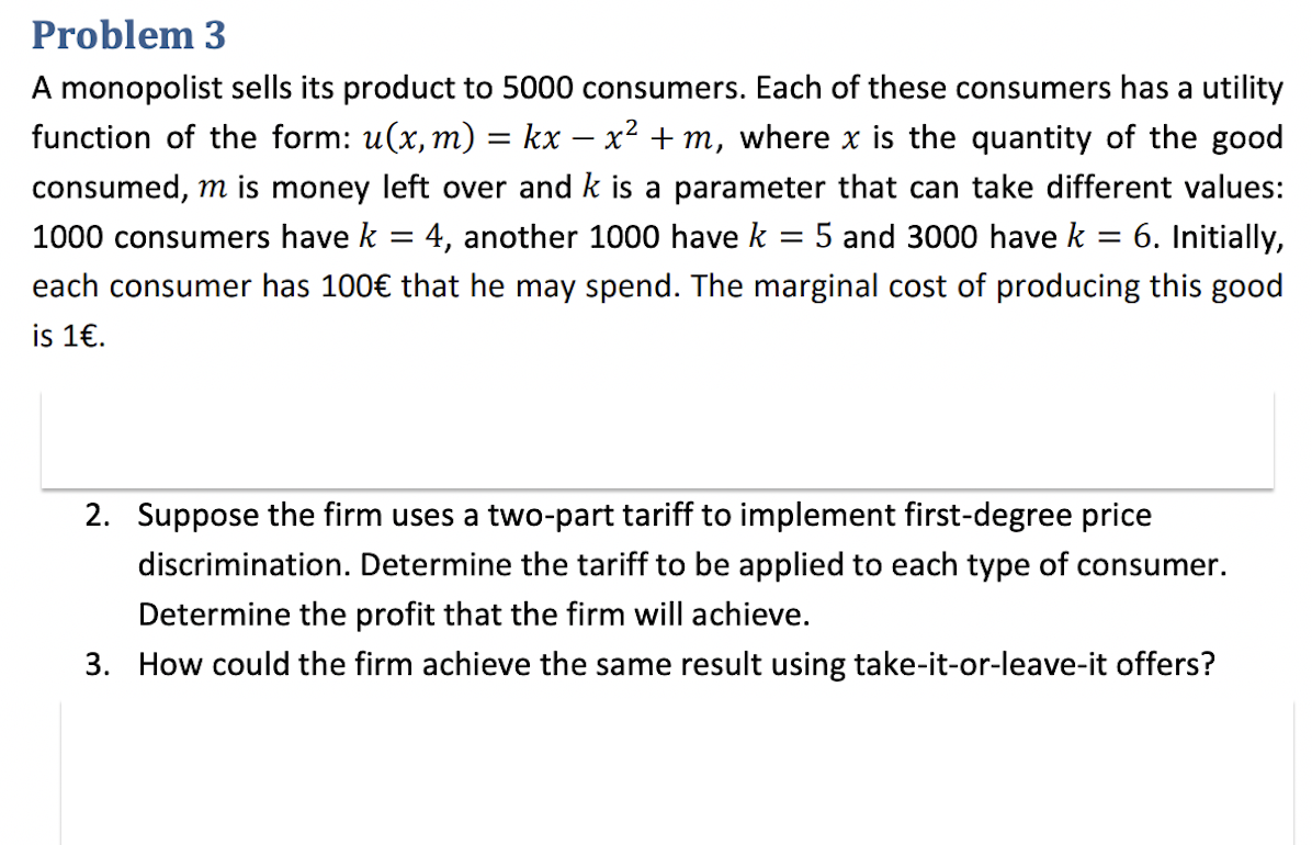 Solved A monopolist sells its product to 5000 consumers. | Chegg.com