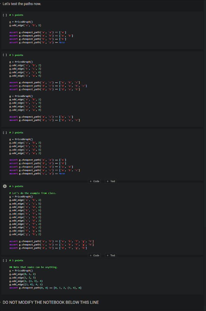 - Cheapest Path tog.is In this notebook, we will | Chegg.com
