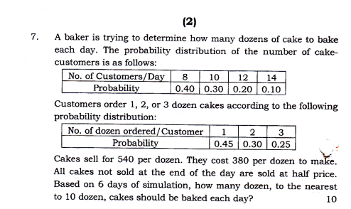 Solved A baker is trying to determine how many dozens of | Chegg.com