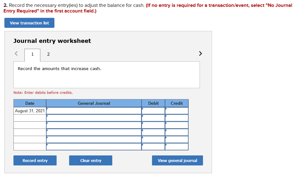 Solved Exercise 4-10A Calculate the balance of cash using a | Chegg.com