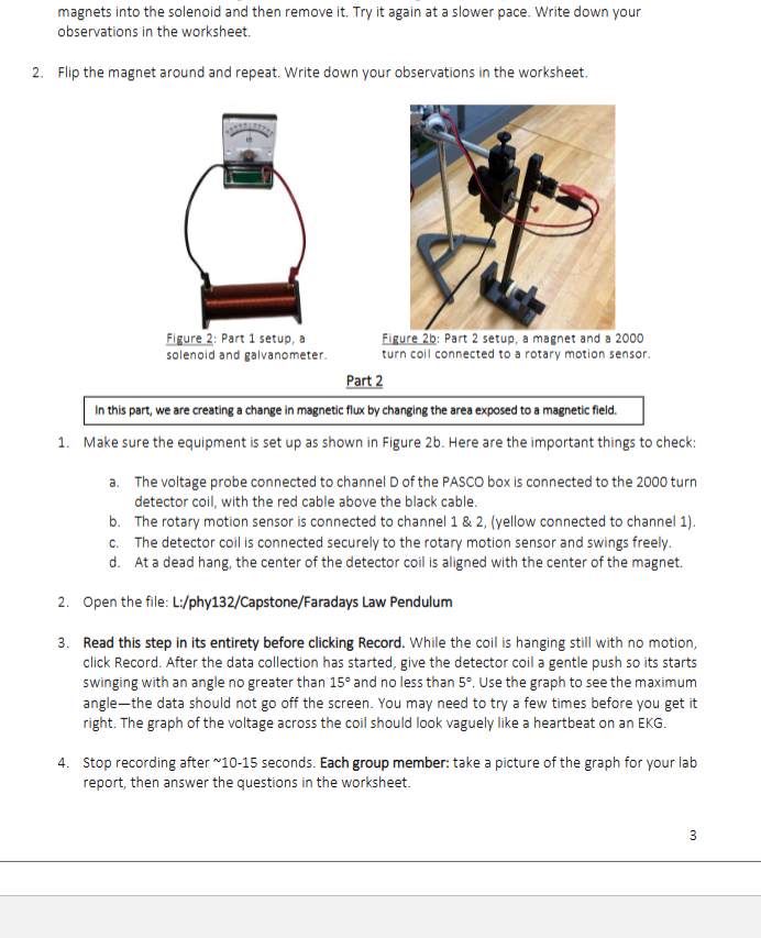Solved 1. Why is the sign of the voltage of the second peak | Chegg.com