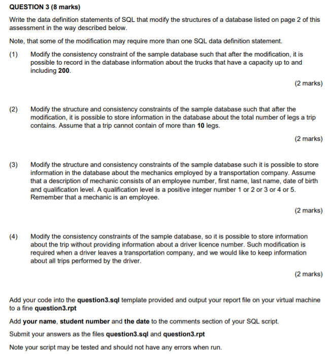 Solved CREATE TABLE EMPLOYEE EMPLOYEENUM DECIMAL (12) NOT | Chegg.com