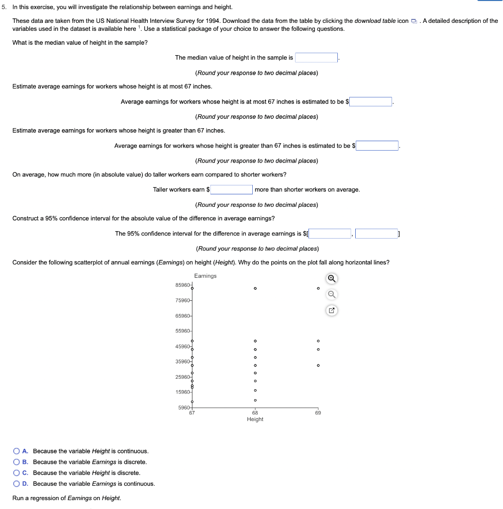 5. In this exercise, you will investigate the | Chegg.com