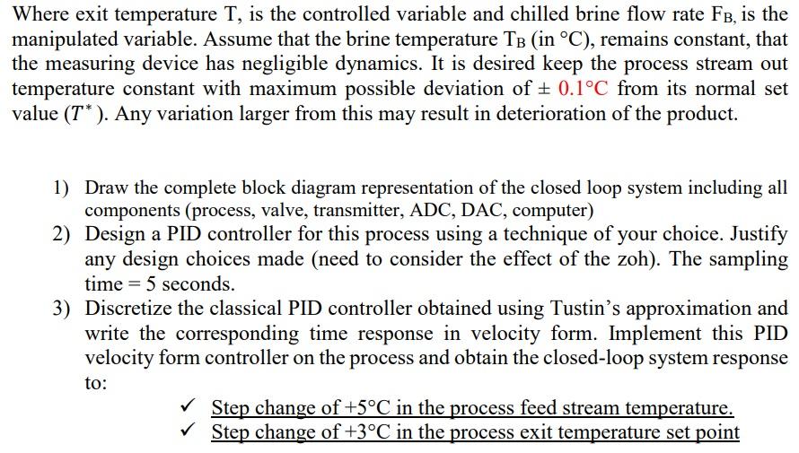Solved You are request to design a digital controller for | Chegg.com