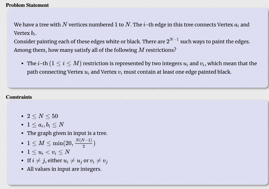 Solved Problem Statement We have a tree with N vertices | Chegg.com
