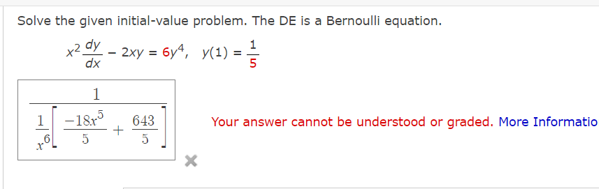 Solved Solve the given initial-value problem. The DE is a | Chegg.com