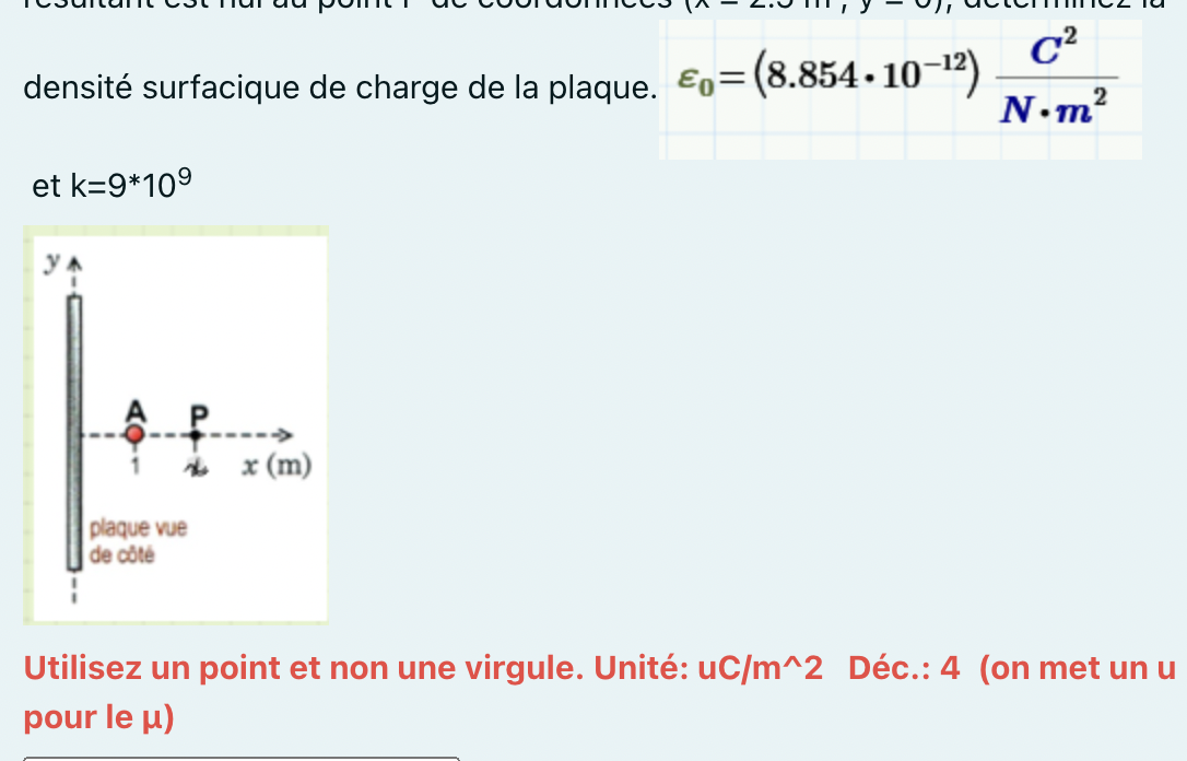 Solved A large uniformly charged flat plate is located in | Chegg.com