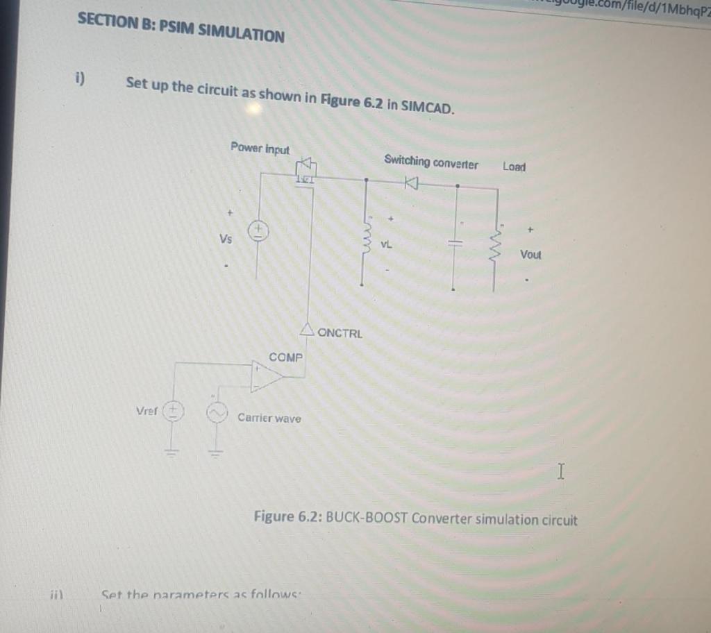 Solved PLEASE I WANT THIS WITH THE PSIM SIMULATION AND HOW I | Chegg.com