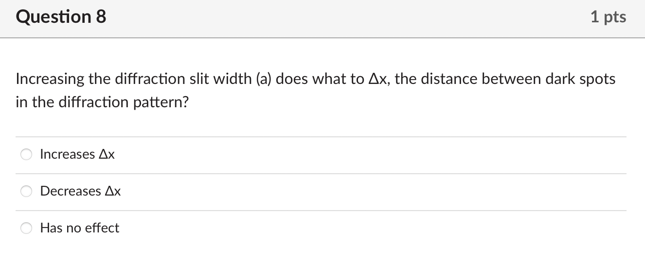 Solved For the third dark spot in the diffraction pattern | Chegg.com