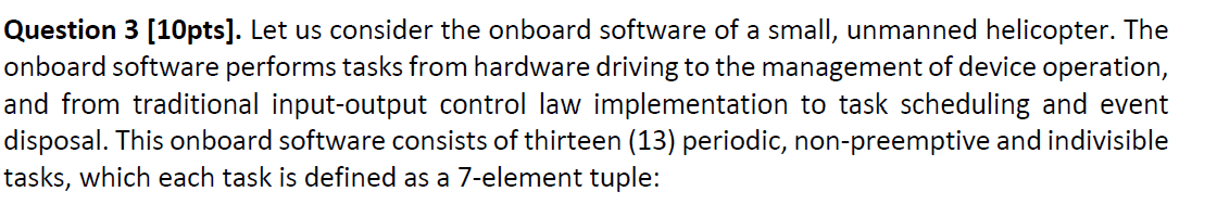 Solved Question 3 [10pts]. Let us consider the onboard | Chegg.com
