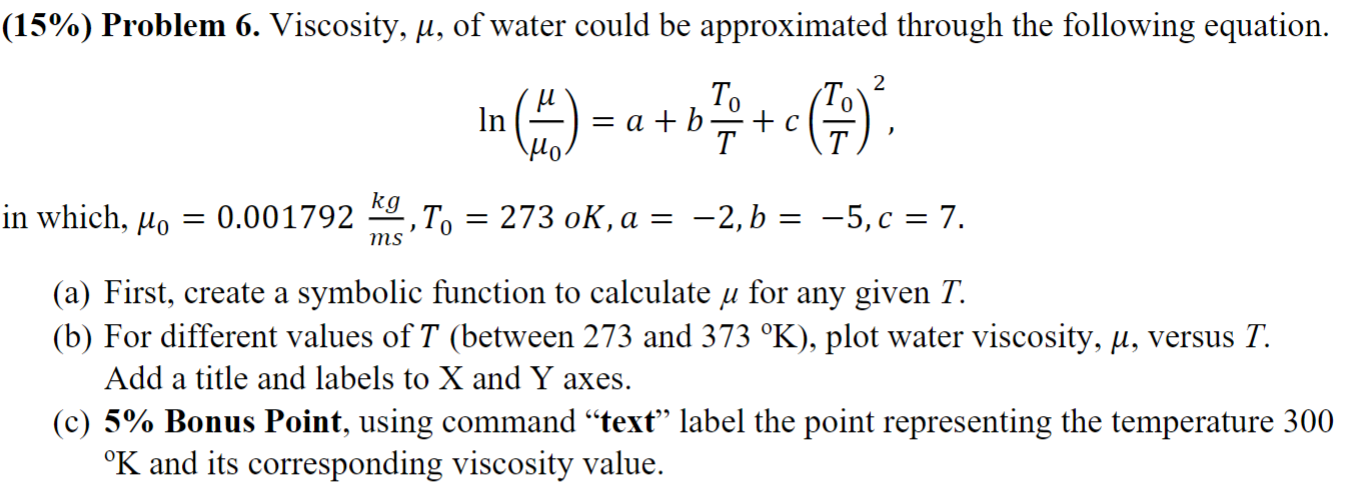 Solved Please help me solve problem 6 (a), (b), and (c) | Chegg.com